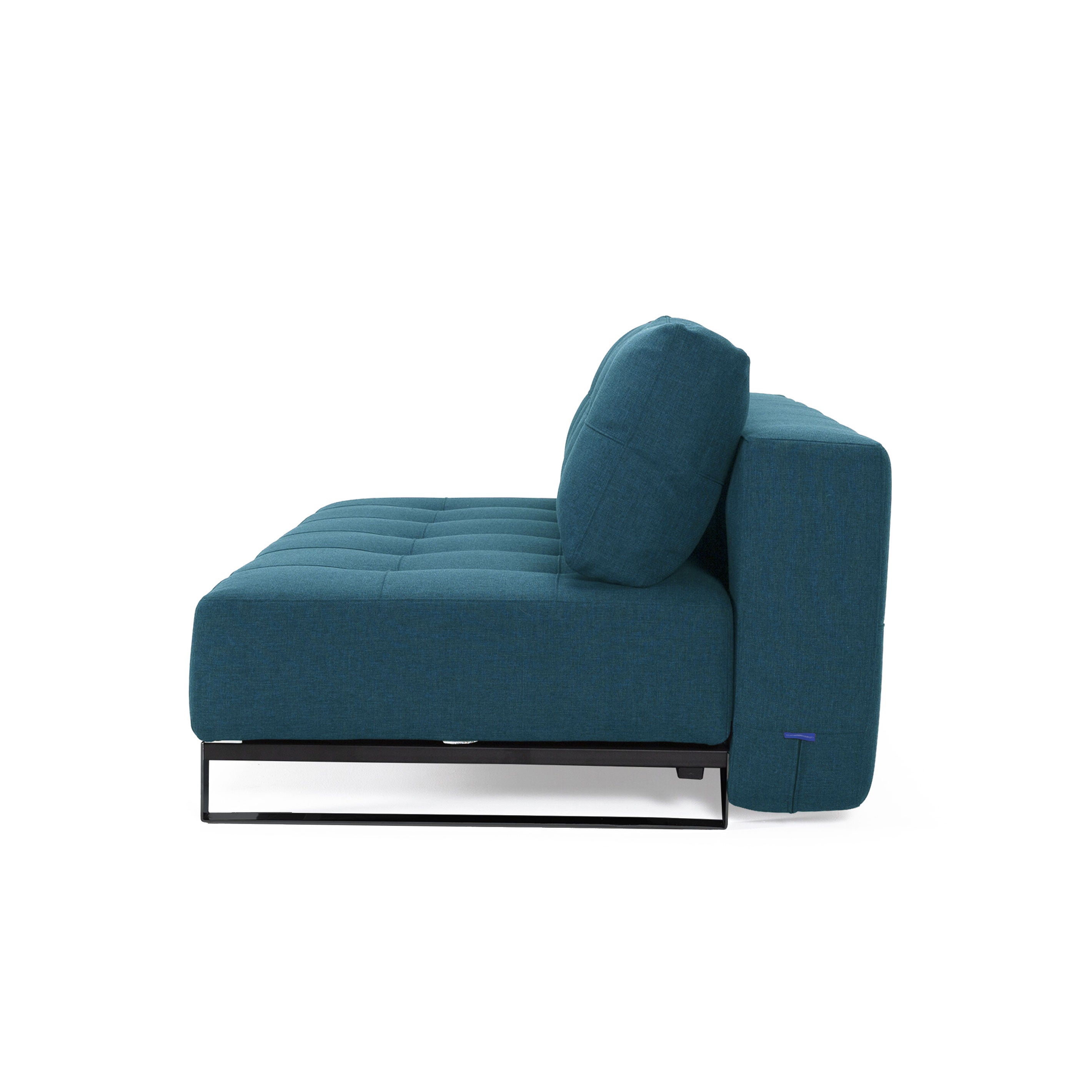 Movie Night Armless Queen Sofa Bed - Compact Design with 10" Pocket ...